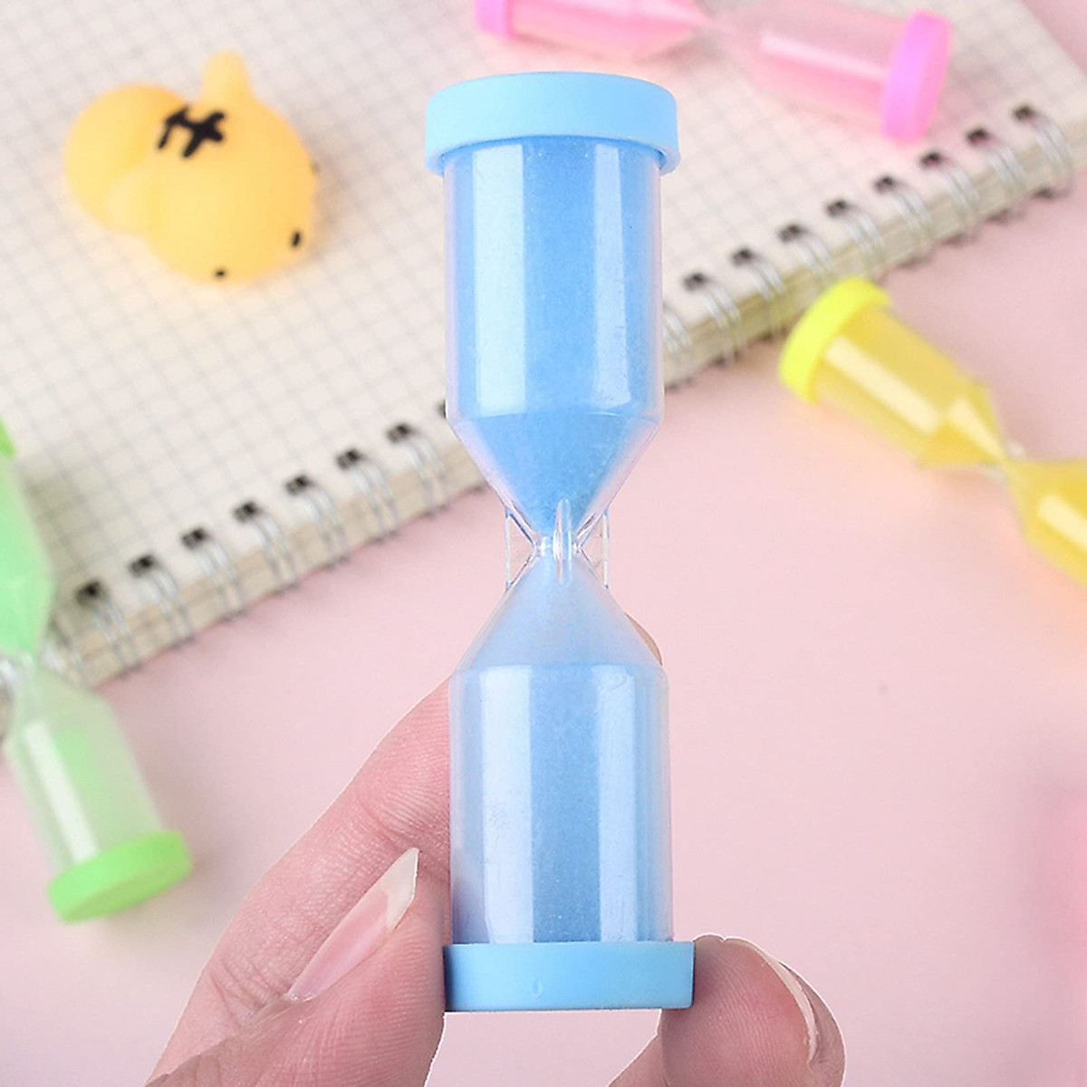 Hourglass Sand Timer 20 Secs, Random Colors Small Sand Clock Count Down Sandglass Timer Toy Random Color 1 Pack