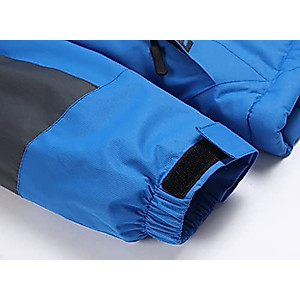 Keevoom Winter Coat for Boys 10-12,Children's Fleece Lined Warm Outdoor Ski Jacket Waterproof Windproof Raincoat Hooded