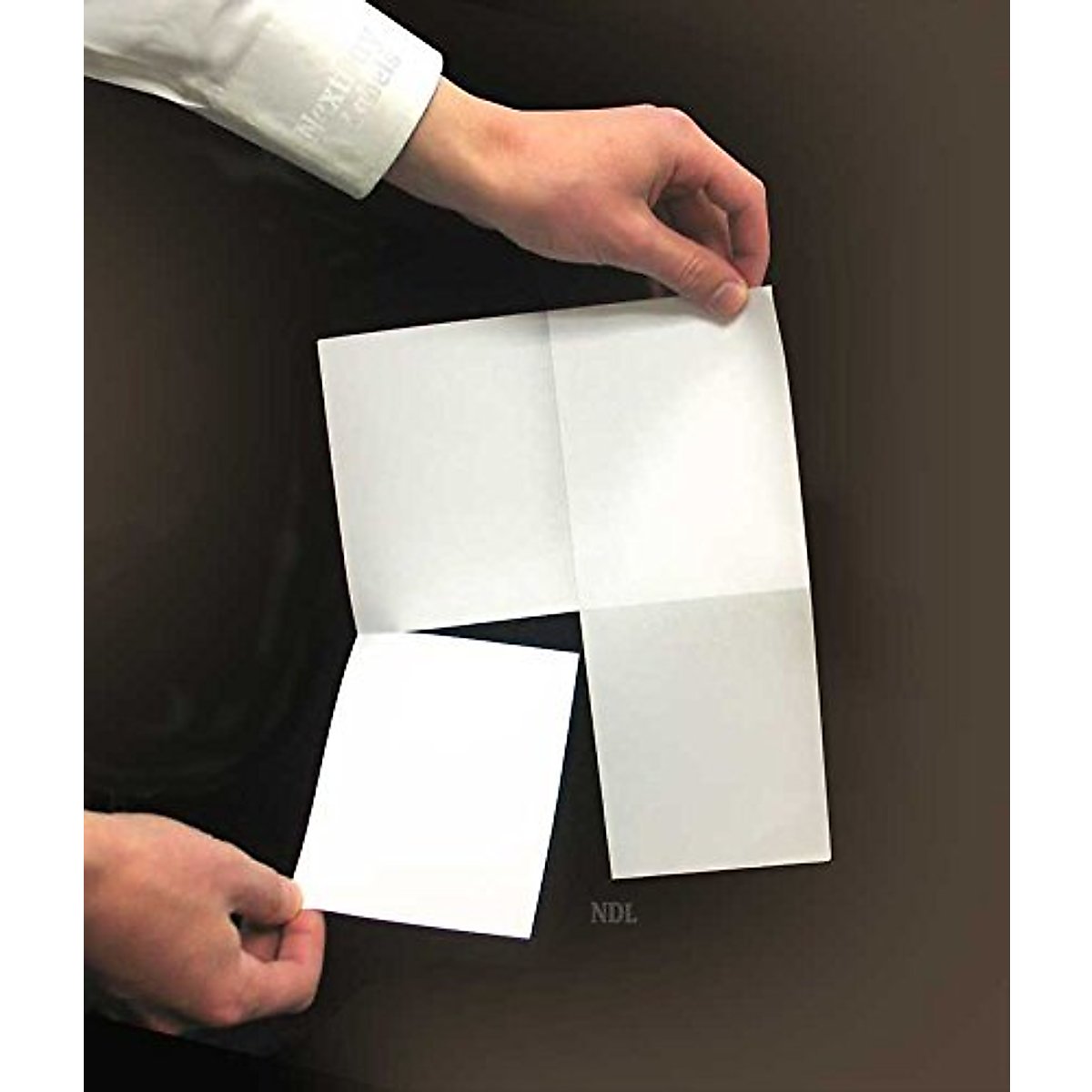 Perforated Paper, 4 Up 24# 8.5" X 11". Perforated in 4 Pcs. of 4.5" X 5.5". (1 Horizontal 1 Vertical). 500 Sheets. Ideal for W-2 and 1099 Tax Forms, and Much More. Working with Laser/Inkjet Printer.