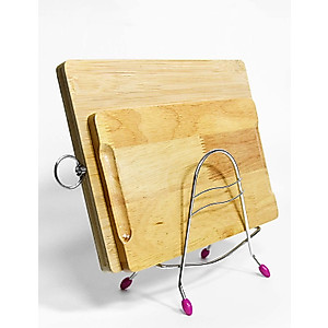 WAIKAS 【 3-Pack】 Cutting Board Racks 2pcs and Universal Pot Rack 1pcs, 304 Stainless Steel