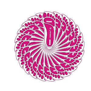 Pink 25Pairs(50Feets) of Spray Tanning Tan Sole Pads Protector Sunless Disposable