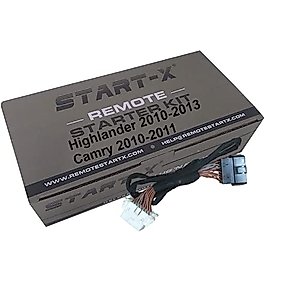 Start-X Remote Start Kit for Highlander 2010-2013 & Camry 2010-2011, G Key Only || Plug N Play