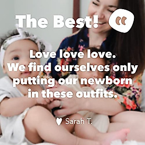 Bonsie Skin to Skin Babywear Baby Bag Set - White Baby Gown with Hat - Stars (0-3 Months)