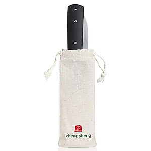 ZhengSheng 4.5" Folding Utility Knife 440A Stainless Steel Blade G10 Handle Pocket Foldable Fruit knife peeling knife for Outdoor Camping Activities