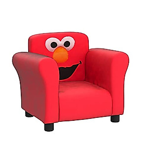 Sesame Street Elmo Upholstered Chair by Delta Children, Red