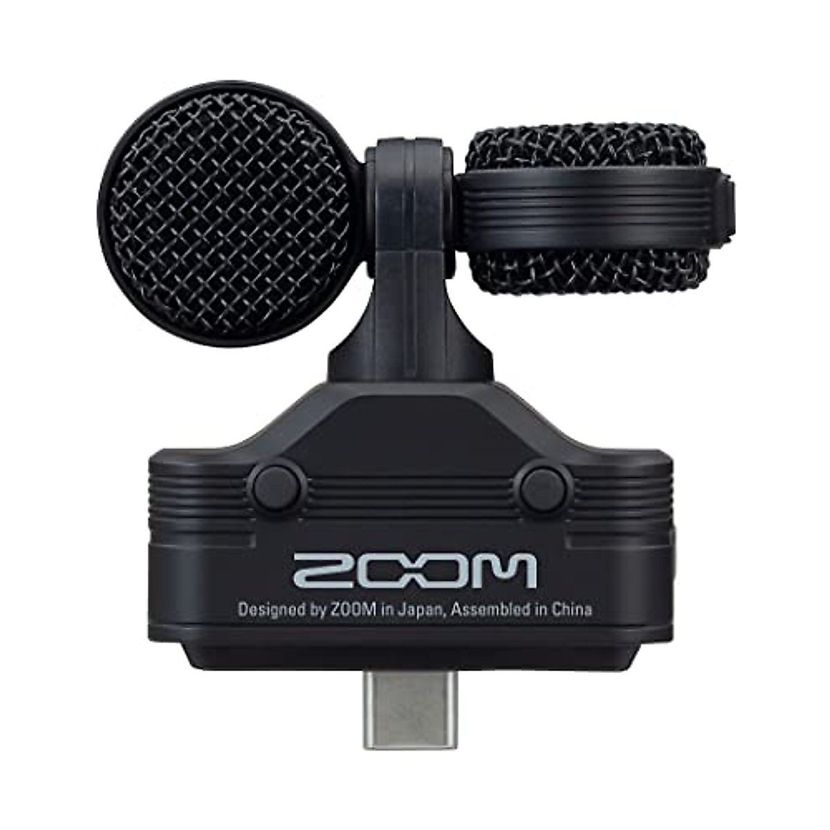 Zoom Am7 Stereo Microphone for Android, Mid-Side Stereo, Rotatable Capsule for Alignment with Camera, for Recording Audio for Music, Videos, Interviews, and More