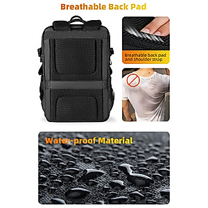 Mark Ryden Laptop Backpack,17.3 Inch Large Capacity Business Backpack for Men,Waterproof Expandable Carry-on Travel Backpack,Anti-Theft Gaming Laptop Backpack with USB Charger (Expandable 30L-45L)