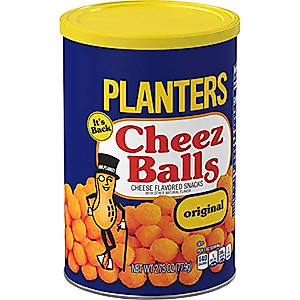 Planters Cheez Balls Cheese Flavored Snacks, Original, 2.75 OZ (Pack - 2)