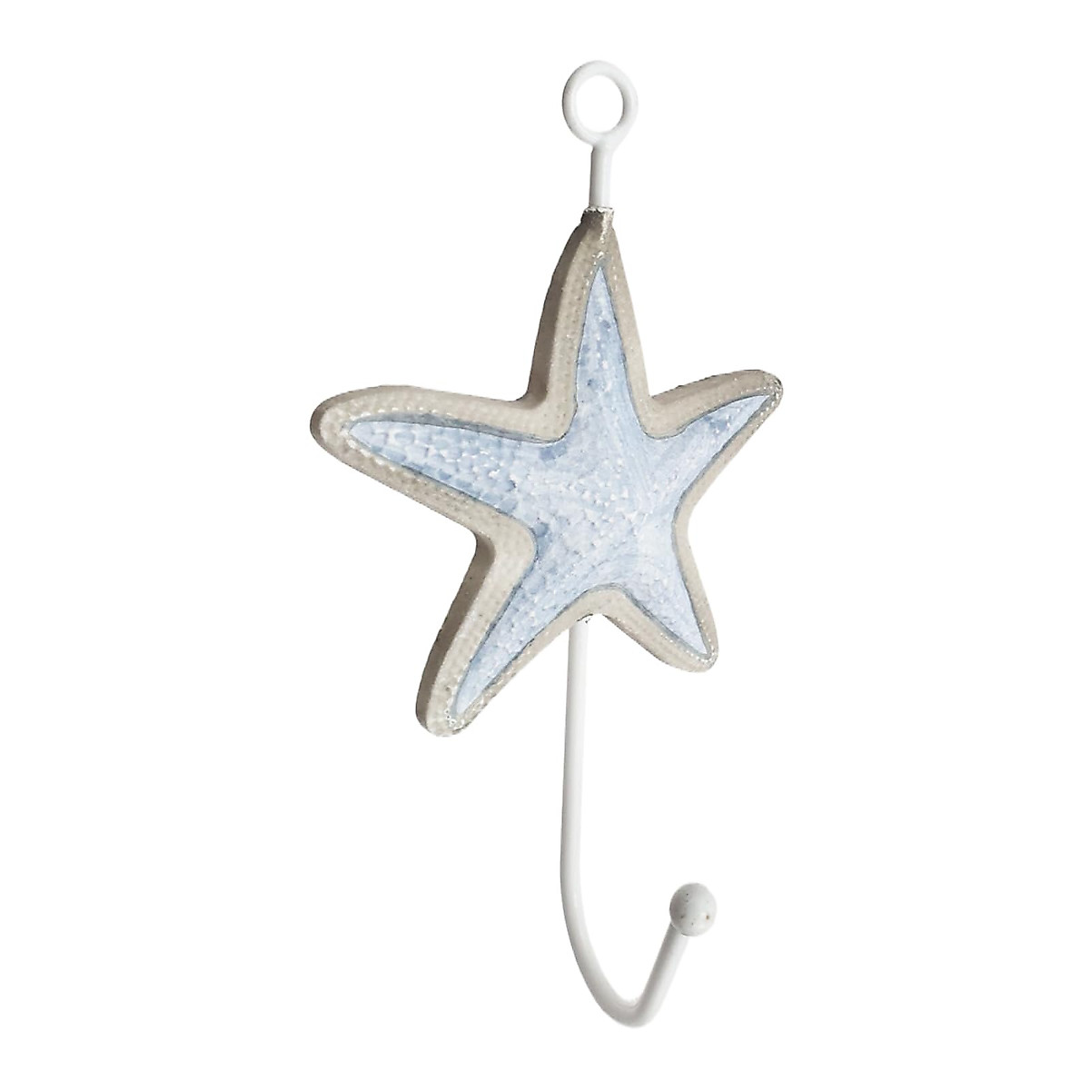 HEVSTIL 3Pack Starfish Hook Beach Themed Wall Hooks Decorative Hangers Decorative Wall Hooks Coats Aprons Hats Towels Hooks Beach Ocean Theme Chic Metal Hooks for Coat Towel Clothes