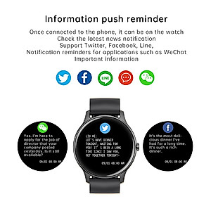 HYSTORM Smart Watch 2022, 44mm Fitness Tracker Smart Watch for Android Phones iOS Compatible IP68 Waterproof Heart Rate Blood Oxygen Monitor Watch