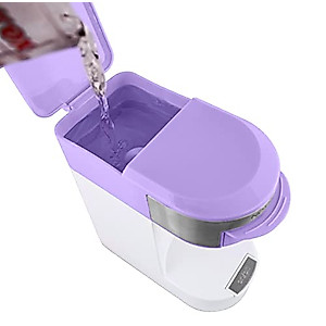 Nostalgia MyMini Single Coffee Maker, Brews K-Cup & Other Pods, Serves up to 14 Ounces, Tea, Chocolate, Hot Cider, Lattes, Reusable Filter Basket Included, Lavender