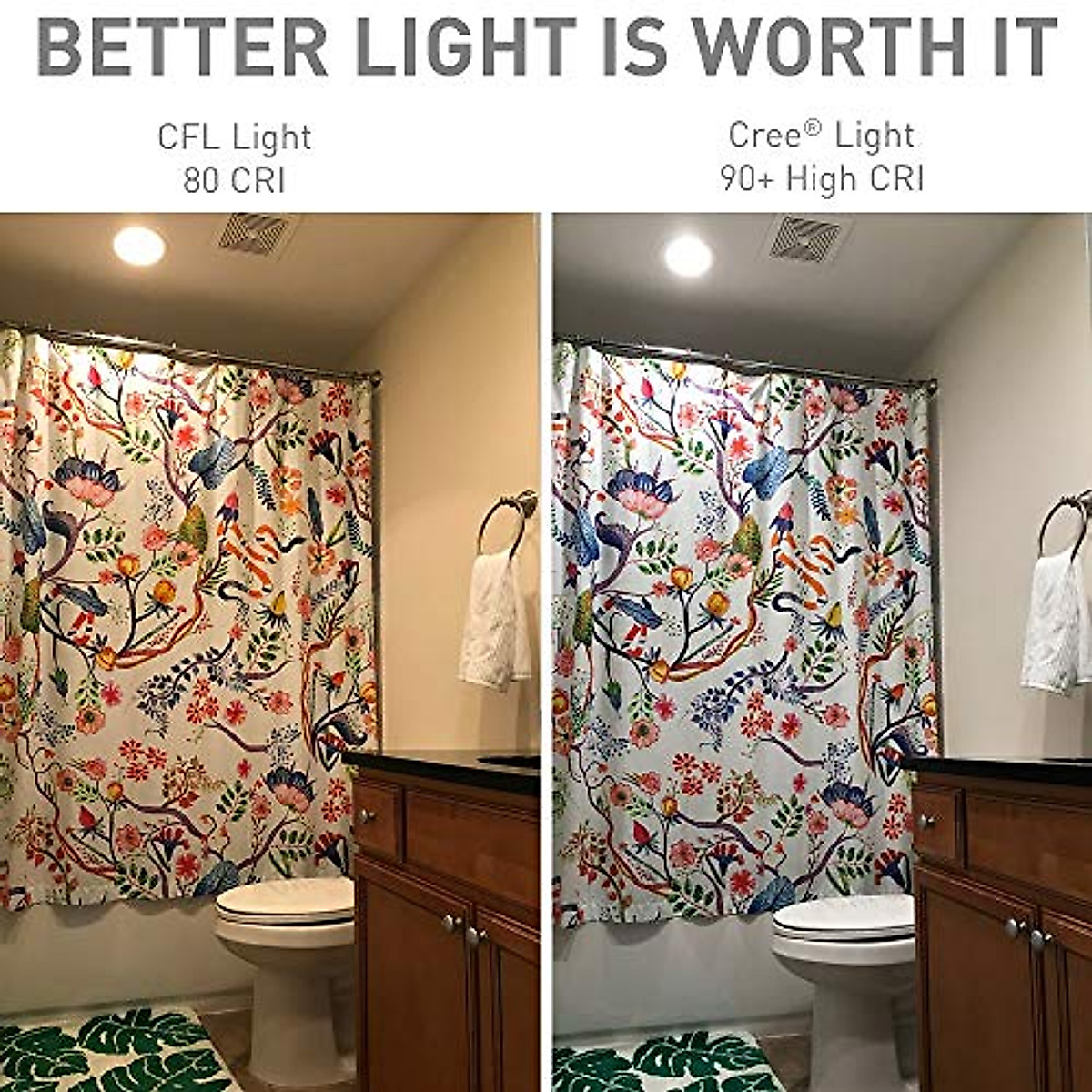 Cree Lighting B11 Clear Glass Filament Candelabra 40W Equivalent LED Bulb, 350 lumens, Dimmable, Soft White 2700K, 15,000 Hour Rated Life, 90+ CRI, Good for Enclosed | 1 Count