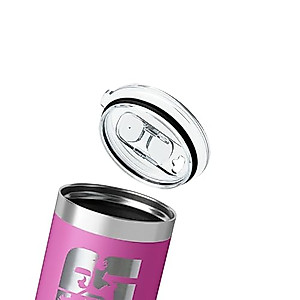 Cuptify Cheer Tumbler with Lid Laser Engraved on Blush 22 oz Skinny Cup for Cheerleader Vacuum Insulated Birthday Gift for Cheerleading, Cheer Squad, Women