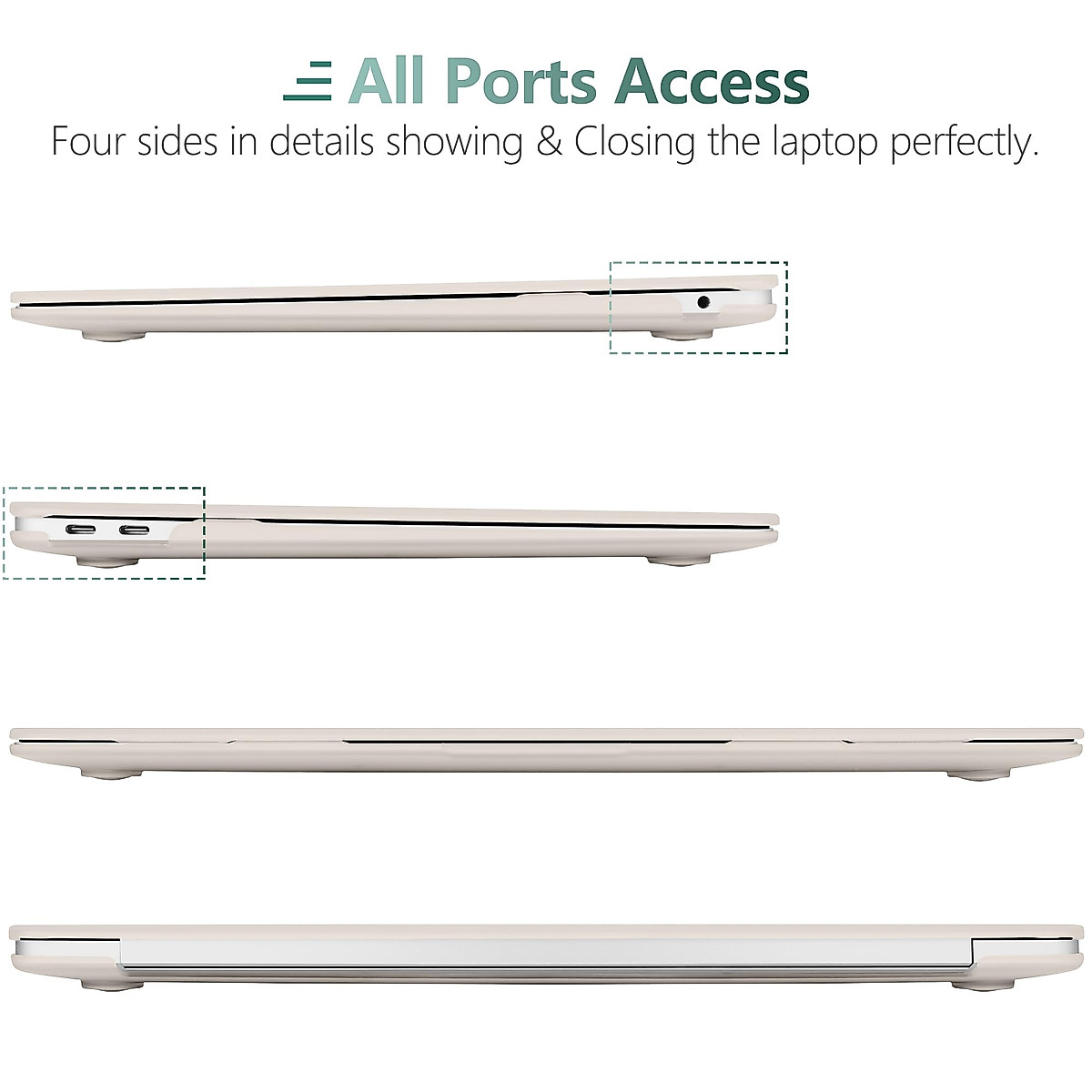 DONGKE Compatible with MacBook Air 13 inch Case 2021 2020 2019 2018 Release Model: M1 A2337 A2179 A1932, Matte Hard Case Cover for MacBook Air 13 inch with Retina Display Fits Touch ID - Stone