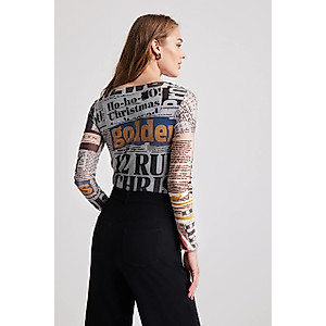 Desigual WoMen's Casual, Black, XL