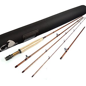 Aventik 2in1 Fly Fishing rods IM12 Nano Fast Action rods with Extra Extension Section rods 9'2'' LW3/4 4pc into 10’6” LW3/4 9’ 5/6 4pc into 10’4” LW5/6 Trout & Nymph Fly Rod (9'2'' LW3/4)