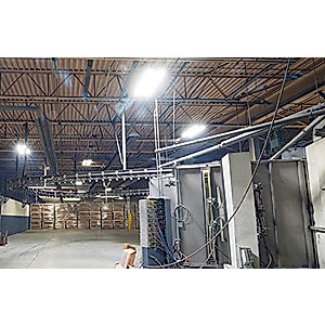 LED High Bay Light Fixture,2FT Dimmable High Bay Shop Light with 30°60°90°Angle Adjustable,150W(Equal to 600W or 6 Lamp Fluorescent Linear),22500LM Super Bright,Commercial/Industrial Lighting