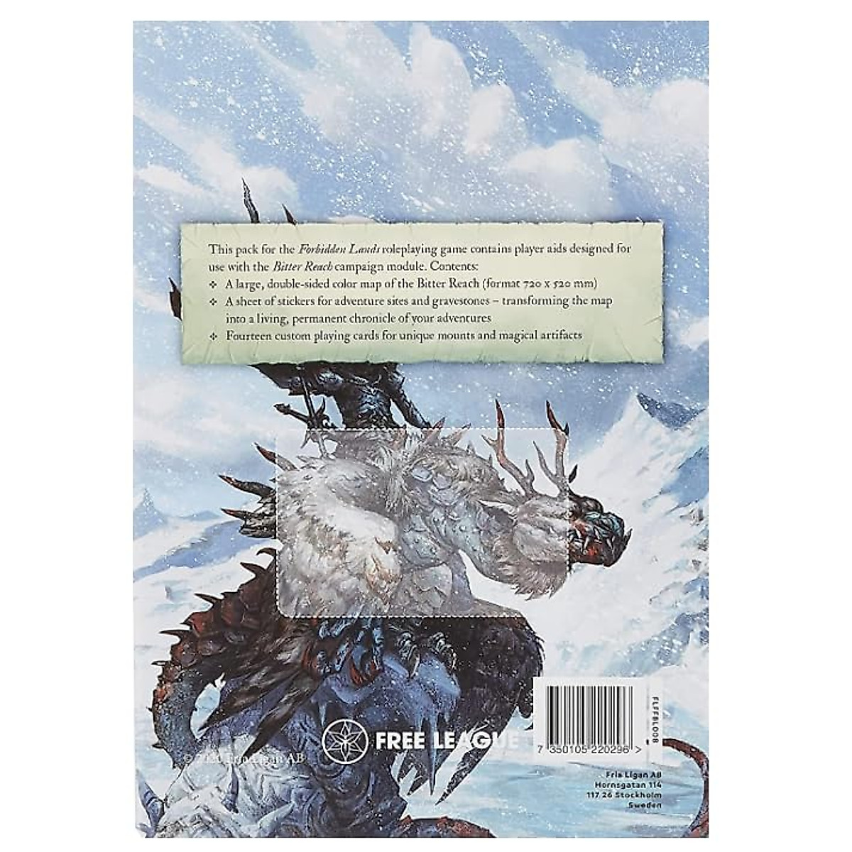 Free League Publishing Forbidden Lands The Bitter Reach (Forbidden Lands RPG Campaign Supp.)