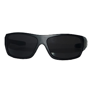 Super Dark Category 4 Lens Sunglasses for sensitive eyes -CAT 4- Matte Finish Black 142mm