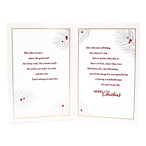 Hallmark Christmas Romantic Card for Husband or Boyfriend (Love of My Life Forever) (0599XXH2085)