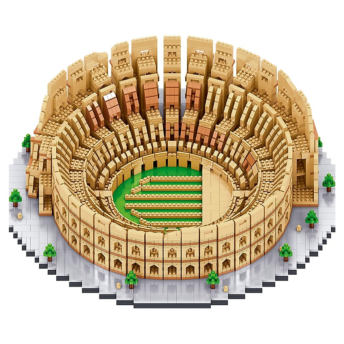TzFioy Italy Rome Colosseum Building Blocks Set (5594Pcs) Famous World Architecture Amphitheatre Educational Toys Micro Bricks for Kids Adults