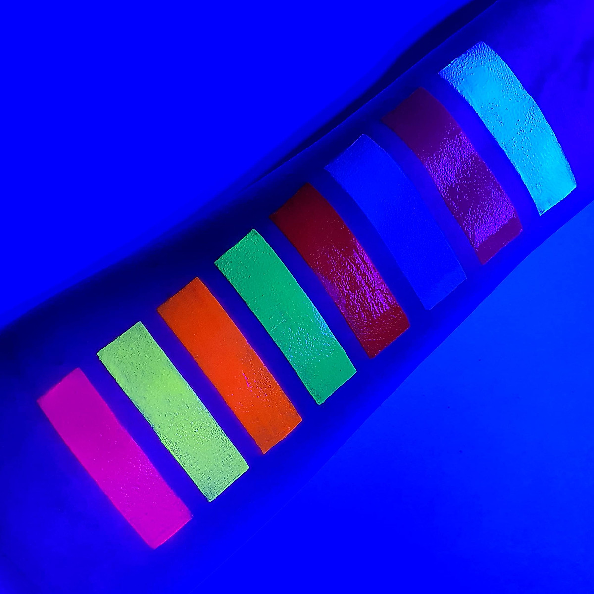 UV Glow - Neon UV Paint Stick/Face & Body Crayon - Genuine and original UV Glow product - glows brightly under Blacklights! (Set of 8)