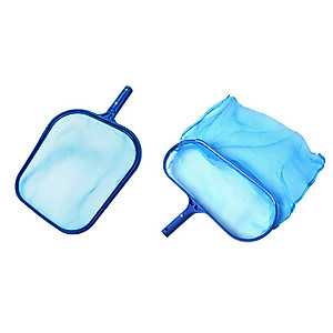 Hemoton Swimming Pool Cleaning Net Pool Skimmer Replacement Net Pool Leaf Skimmer Net Replacement Pool Cleaner Fine Mesh Netting (2 Pack- Different Type)