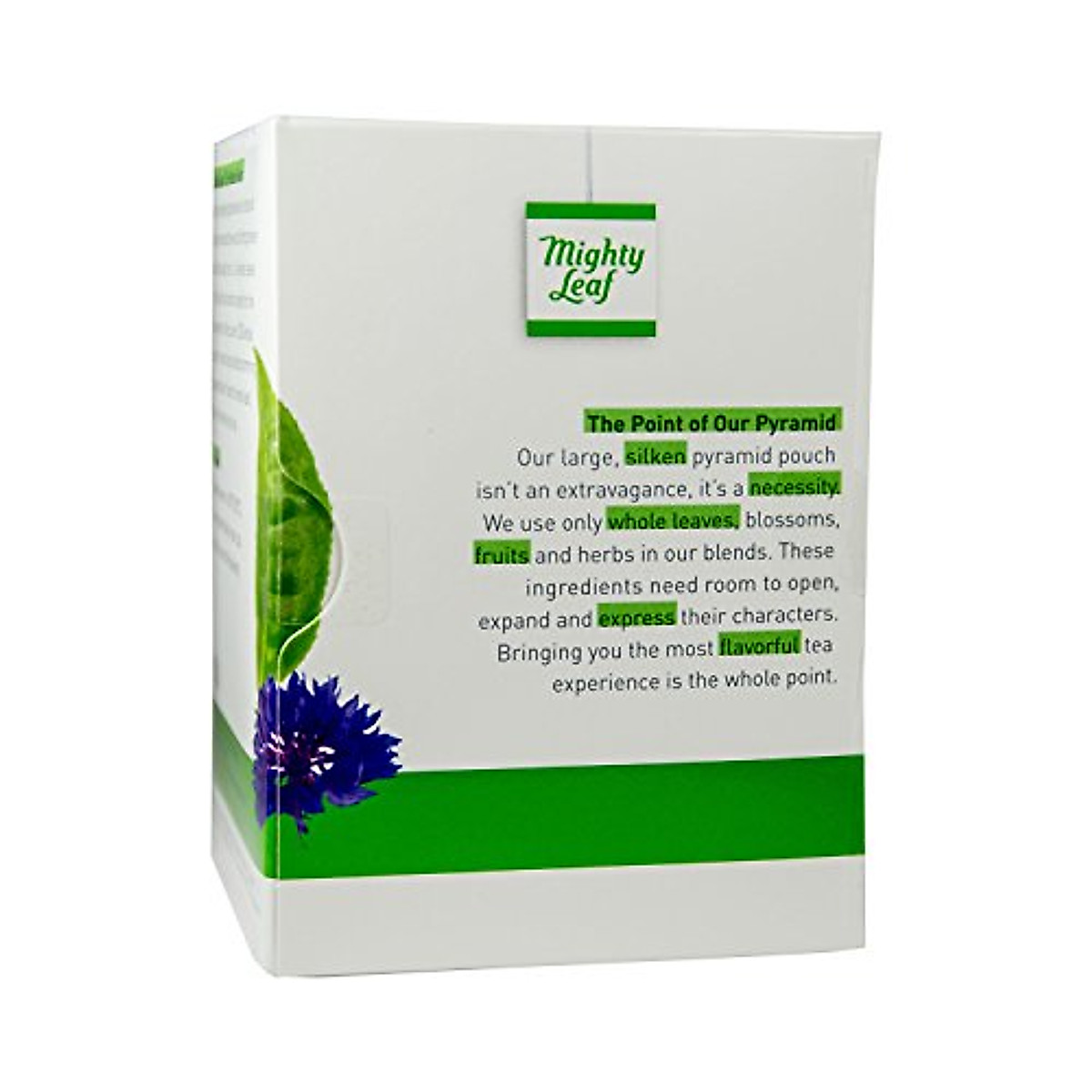 Mighty Leaf, Green tea Tropical, Tea Bags, 15 ct