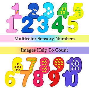 TOYLI Educational Math Learning Board and Puzzle Wooden 4 in 1, Wooden Stacking Toy