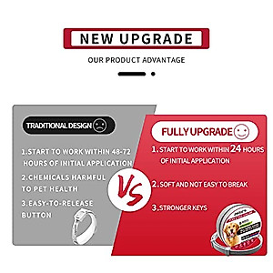 Flea and Tick Collar for Dogs, Flea and Tick Prevention for Dog, 27 Inch, 16 Month Protection, 2 Pack