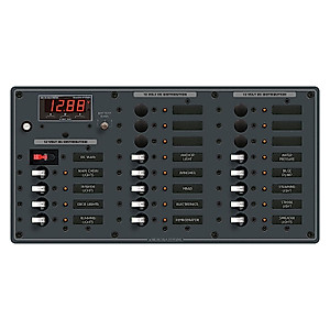 Blue Sea Systems 8379 DC Main + 20 Positions, White Toggle