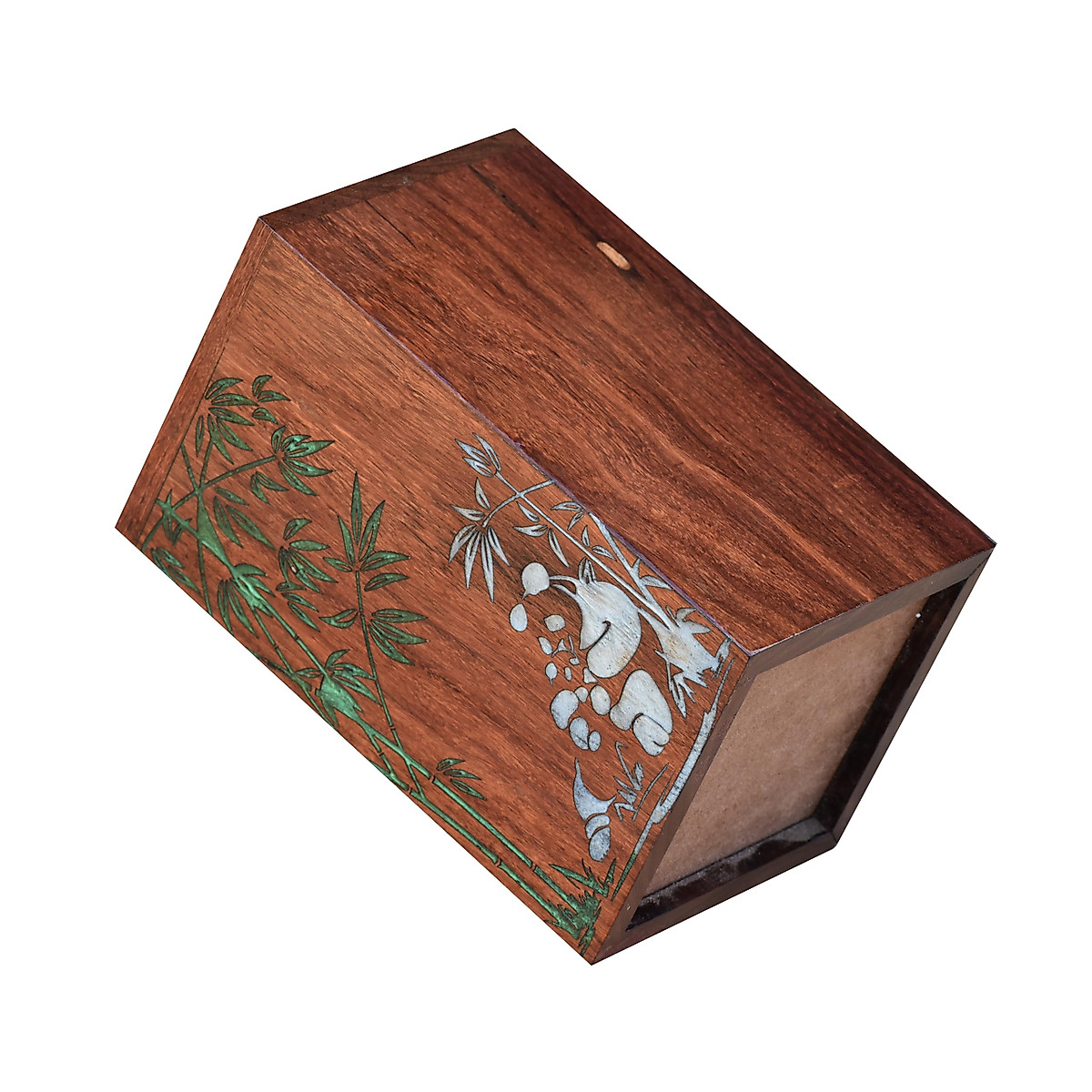 Green and White Resin Urn Wooden Urn Box Lichtenberg Figure Cremation Urn for Human Ashes Adult Large Funeral urn Ashes Urn for Ashes pet urn Fractal Burning urn Memorial Urn (Large up to 250 lb)