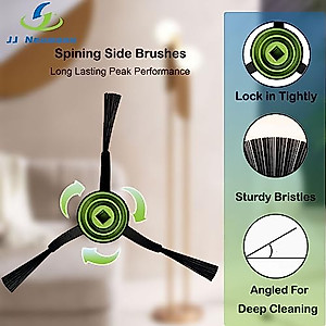 JJ Neumann Replacement Parts Compatible with Tikom G8000, G8000 Pro, Compatible with Honiture G20 Robot Vacuum Cleaner Accessories Brushes, Filters, Roller Brush (17 Packs)