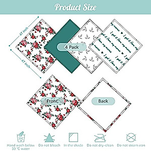 Baby Swaddle Blanket Unisex Swaddle Wrap Soft Silky Bamboo Muslin Swaddle Blankets Neutral Receiving Blanket for Boys and Girls, Set of 4 Large 47 x 47 inches