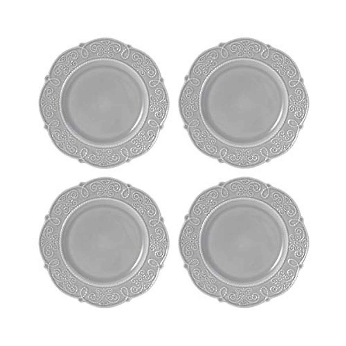 Pfaltzgraff Abby 16-Piece Dinnerware Set, gray