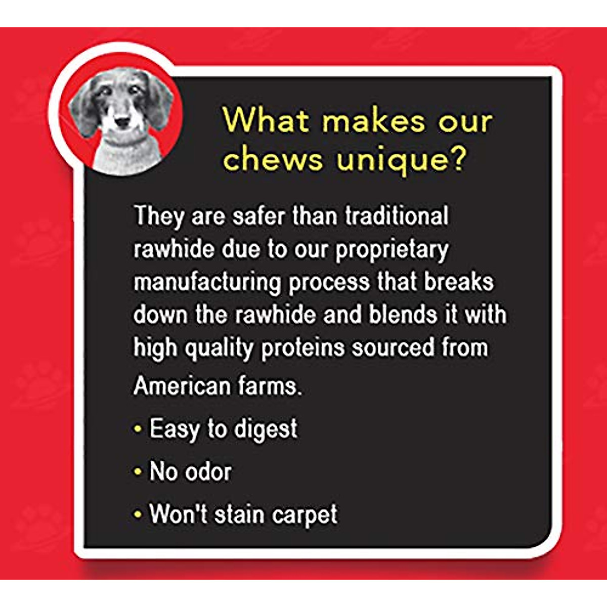 ETTA SAYS! Premium Crunchy Dog Chews Variety Pack of 12 – Made from USA Sourced Rawhide, Grain-Free, Easy to Digest, Low Odor, Won’t Stain Carpet