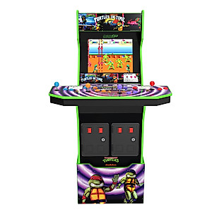 Arcade1Up Teenage Mutant Ninja Turtles Arcade Machine w/ Riser