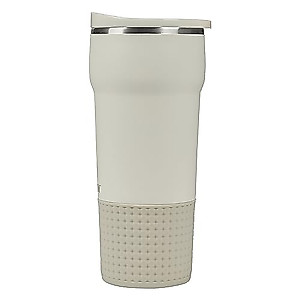 Pelican Hydration Pelican Cascade™ 22 oz Vacuum Insulated Tumbler - Recycled Stainless Steel Double Wall Travel with Dual Lid, Powder Coated Insulated Coffee Mug For Hot Cold Drinks, Linen