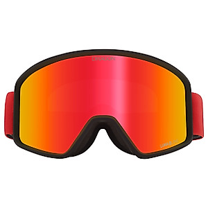 Dragon Unisex DXT OTG Snow Sport Goggle - Saffron Lite Frame | LL Red Ion Lens