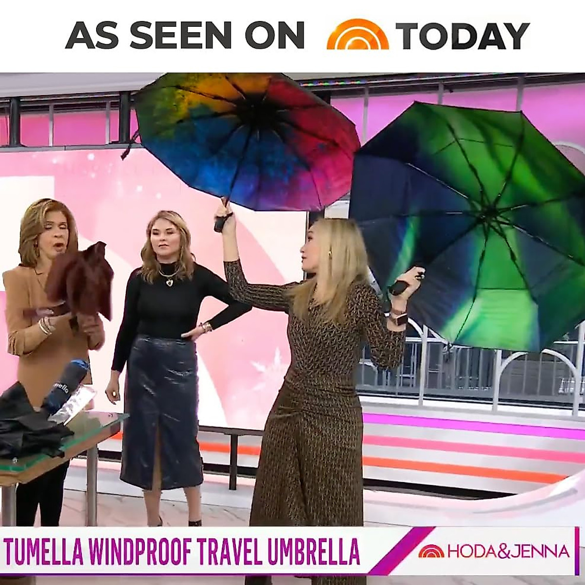 TUMELLA UltraV7 #1 Windproof Travel Umbrella [Light, Beautiful, Superior & Unbreakable], 2023 Anti-Flip & Ultra-Flex Tech, Compact, Small, Portable, Automatic, Strong, Durable, Premium Grip, Vibrant Designs, Folding Umbrella