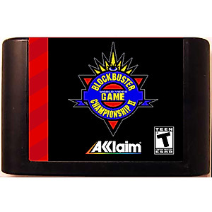 Blockbuster World Championship II - (Sega Genesis) - Reproduction Video Game Cartridge w/ Clamshell Case