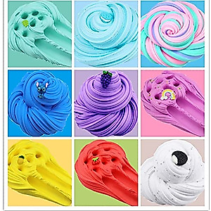 sloueasy 16 Pack Butter Slime Kit, with Mint Slime, Watermelon Coffee Lemon Rainbow and Cake Super Soft & Non-Sticky, Birthday Gifts for Girl Boys