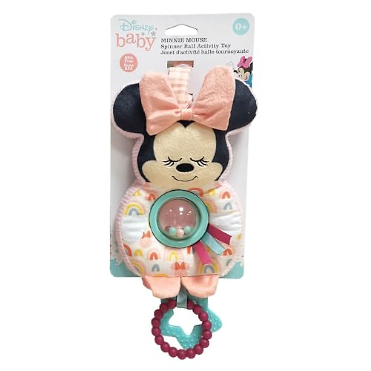 KIDS PREFERRED Disney Baby Minnie Mouse Spinner Ball On The Go Activity Toy