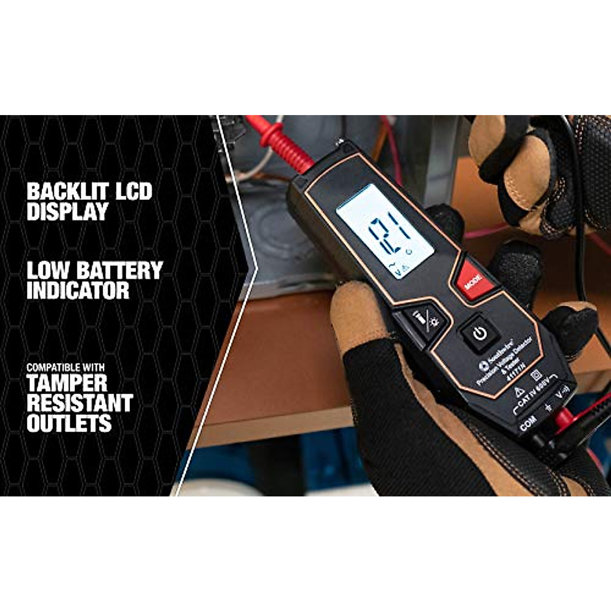 Southwire - 65112140 41171N Precision Voltage Detector & Tester