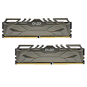 OLOy DDR4 RAM 16GB (2x8GB) 2666 MHz CL19 1.2V 288-Pin Desktop Gaming UDIMM (MD4U0826190BHIDA)