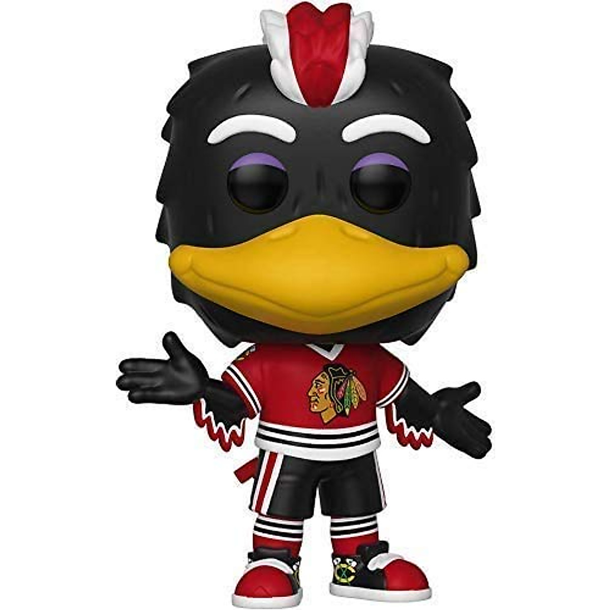 POP! Sports NHL Mascots Tommy Hawk Chicago Blackhawks Action Figure (Bundled with Pop Shield Protector to Protect Display Box)