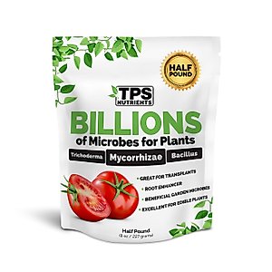 TPS Billions Concentrated Microbial Root Enhancer, 100% Water-Soluble with Mycorrhizae, Bacteria and Trichoderma, 8 oz (1/2 Pound)
