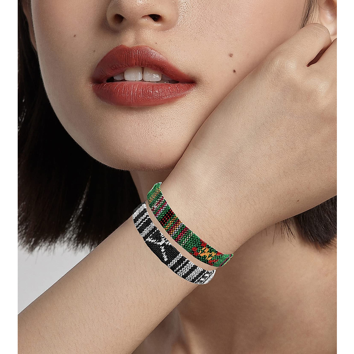 WAINIS 20PCS Wrap Friendship Bracelets Men Women Hemp Cords Ethnic Tribal Bracelets Wristbands