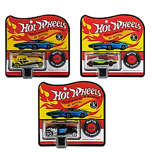 Worlds Smallest Hot Wheels Series 6 Bundle Set of 3 Cars - Mid Mill 2009 - Formula Street 2011 - Great Gatspeed 2015,unisex-children