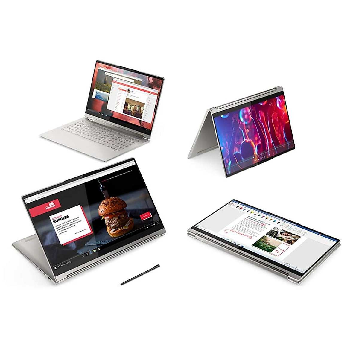 Lenovo Yoga 9i 2-in-1 14.0" FHD 400Nits Touch-Screen Laptop, Intel Evo Platform Core i7-1185G7, Webcam, Backlit Keyboard, Thunderbolt, Iris Xe Graphics, Windows 10, Stylus, 16GB RAM, 1024GB NVME SSD